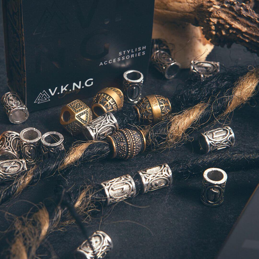 Beard Beads | Viking Beads | Viking Beard Beads | Hair Beads Celtic ...