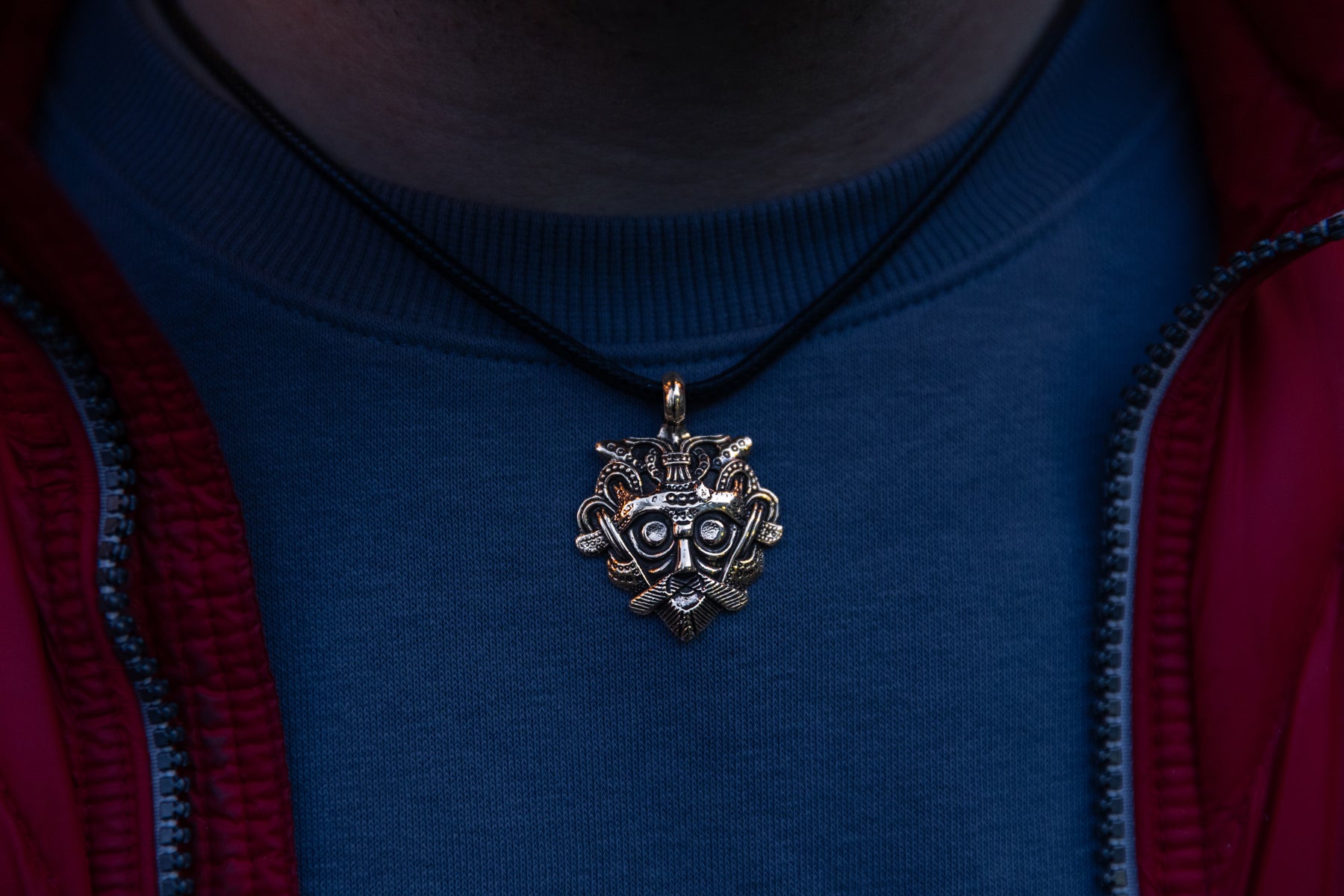 Handcrafted Brass Odin Mask Pendant – vkngjewelry