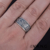 Valknut Symbol With HAIL ODIN Runes | Handmade | VKNG Jewelry – vkngjewelry