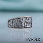 Valknut Symbol With HAIL ODIN Runes Sterling Silver Ring | Handmade ...