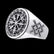 Vegvisir and Gungnir Sterling Silver Ring | Made On Demand | VKNG ...