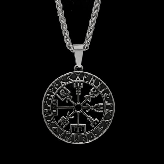 Vegvisir – Runic Compass Pendant | Vegvisir Runic Compass | Vkng ...